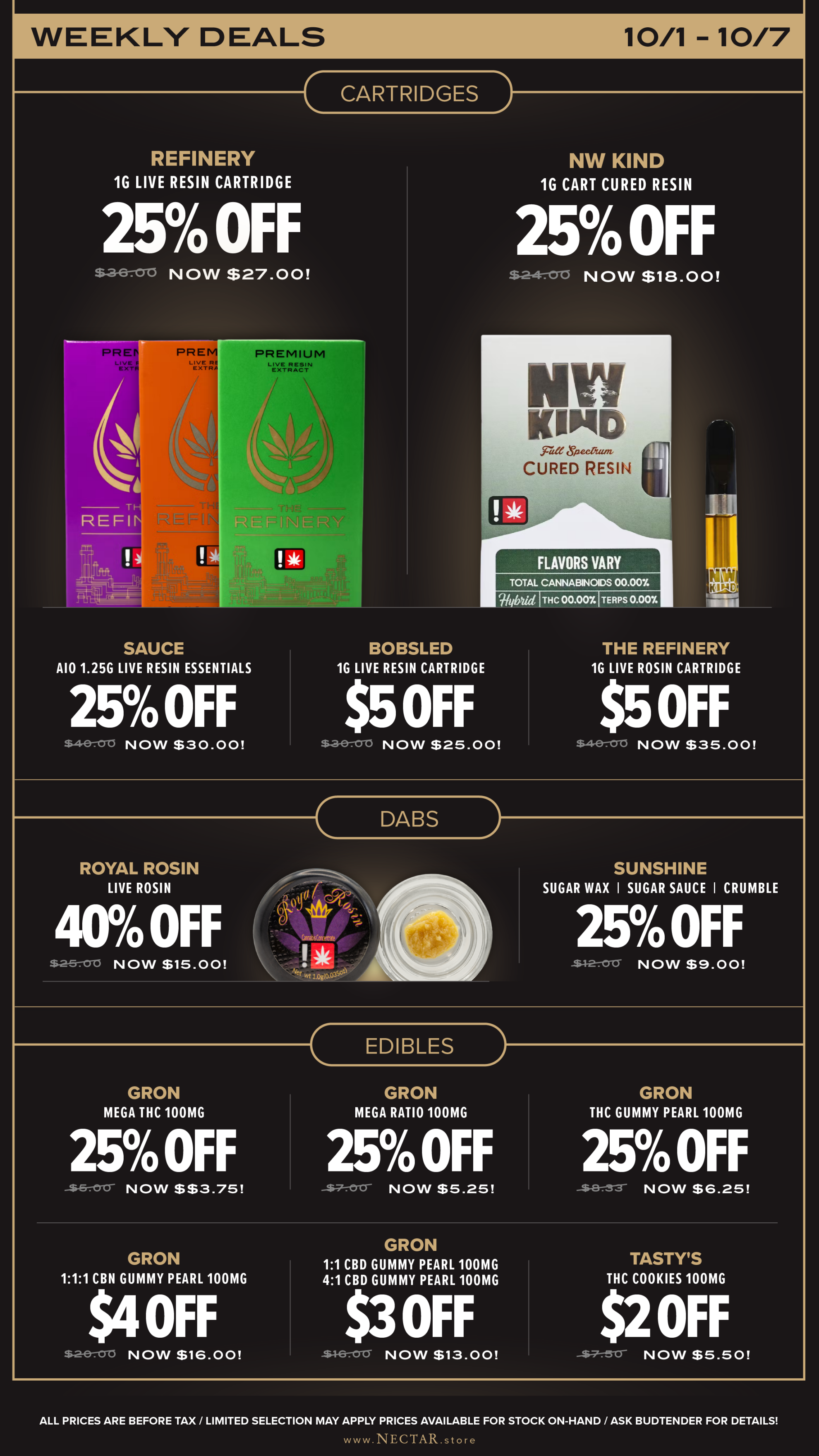 Cannabis Deals - Weekly Marijuana Deals | Nectar